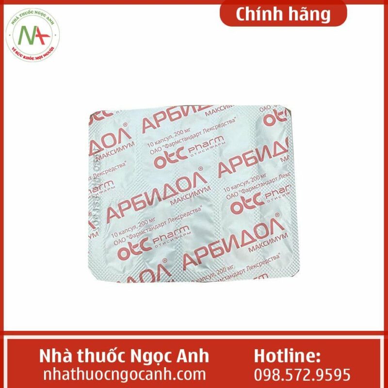 Thuốc Arbidol 200mg là thuốc gì, tác dụng gì, giá bao nhiêu, mua ở đâu?