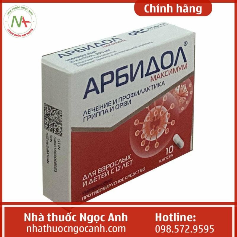 Thuốc Arbidol 200mg là thuốc gì, tác dụng gì, giá bao nhiêu, mua ở đâu?