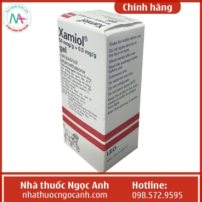 Thuốc Xamiol Gel 15g Leo là thuốc gì, giá bao nhiêu, mua ở đâu?