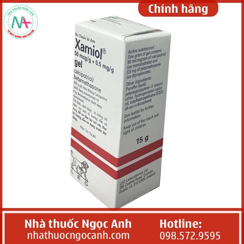Thuốc Xamiol Gel 15g Leo là thuốc gì, giá bao nhiêu, mua ở đâu?
