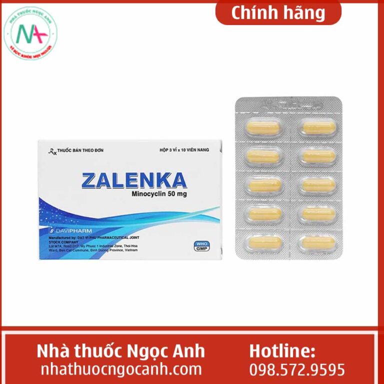 Thuốc Zalenka 50mg là thuốc gì, có tác dụng gì, giá bao nhiêu mua ở đâu