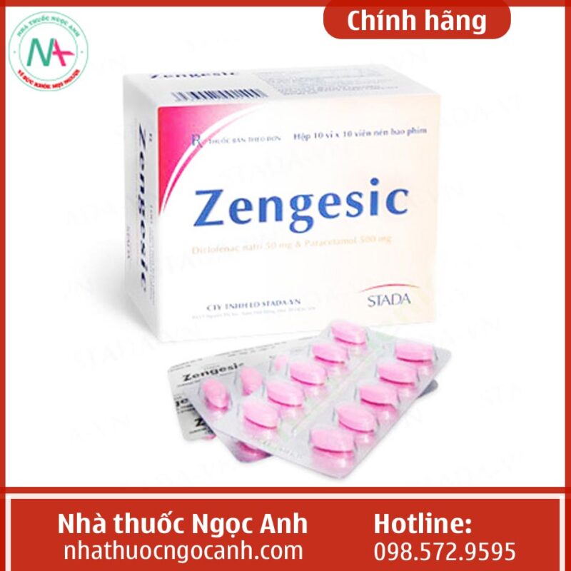 Thuốc Zengesic 500mg có tác dụng gì, mua ở đâu, giá bao nhiêu?