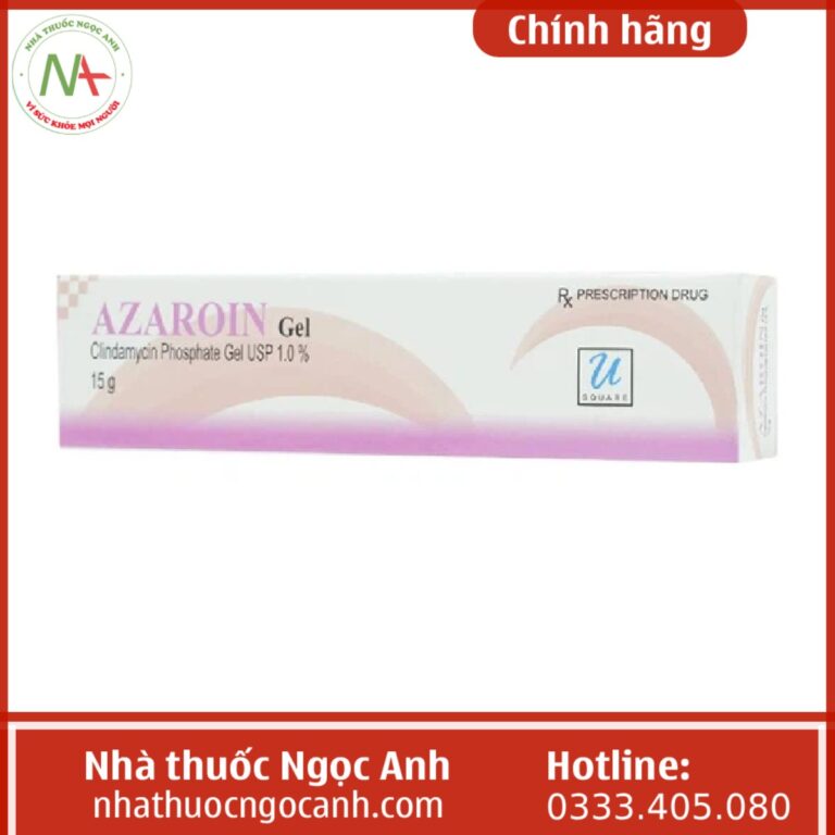 Thuốc Azaroin gel 15g có tác dụng gì, giá bao nhiêu, mua ở đâu?