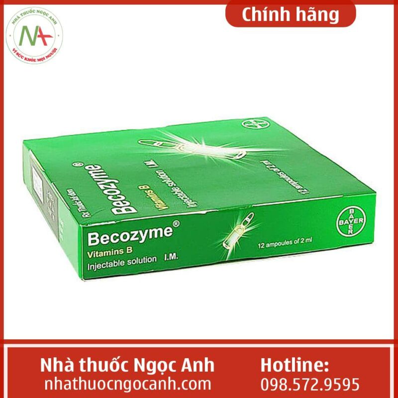 Thuốc Becozyme Inj 2ml giá bao nhiêu, mua ở đâu, có tác dụng gì?