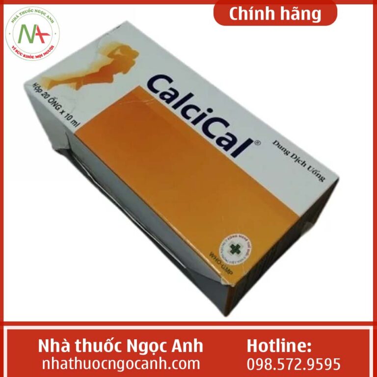 Thuốc Calcical ống 10ml là thuốc gì, tác dụng gì, giá bao nhiêu, mua ở đâu?