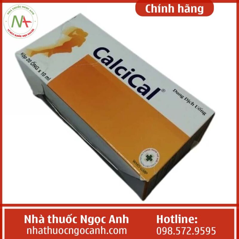 Thuốc Calcical ống 10ml là thuốc gì, tác dụng gì, giá bao nhiêu, mua ở đâu?