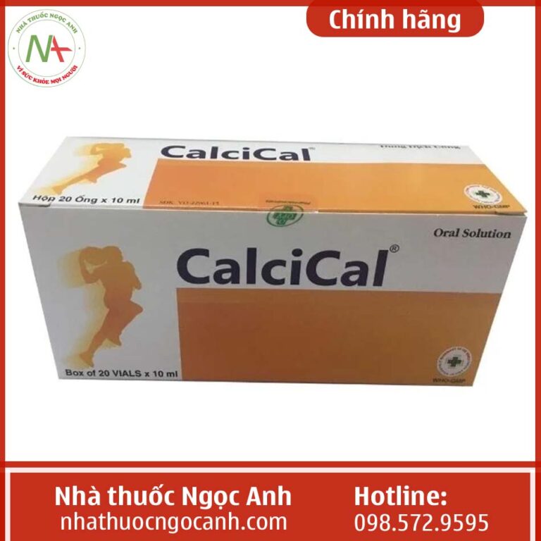Thuốc Calcical ống 10ml là thuốc gì, tác dụng gì, giá bao nhiêu, mua ở đâu?