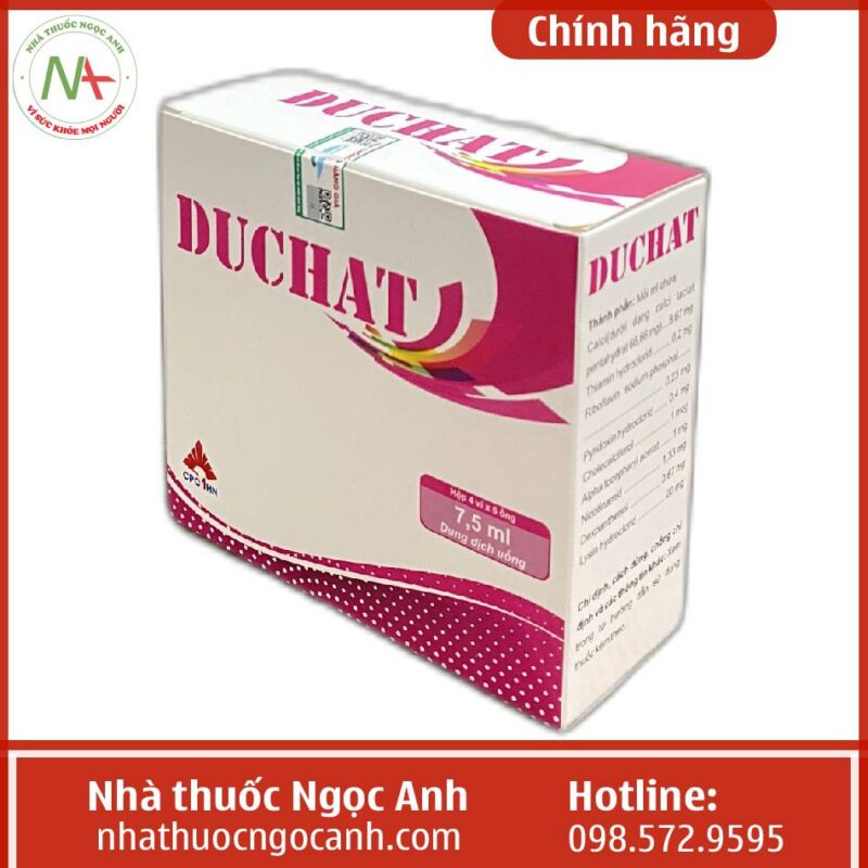 Thuốc Duchat 7.5ml uống trước hay sau ăn, giá bao nhiêu, mua ở đâu