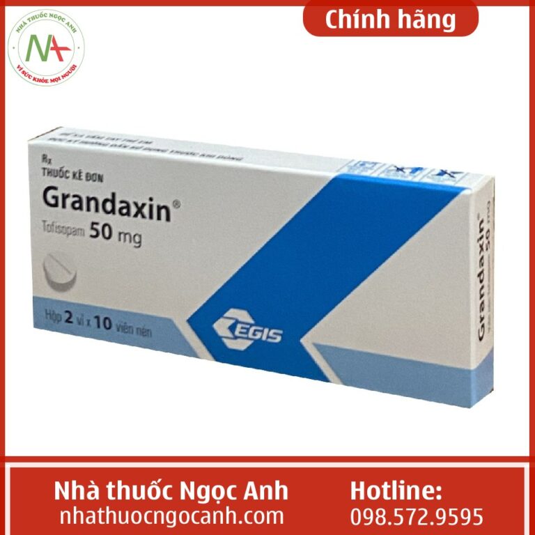 Thuốc Grandaxin 50mg có tác dụng gì, giá bao nhiêu, mua ở đâu?