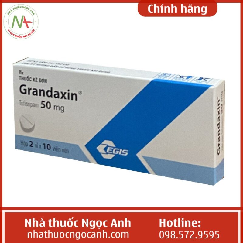 Thuốc Grandaxin 50mg có tác dụng gì, giá bao nhiêu, mua ở đâu?