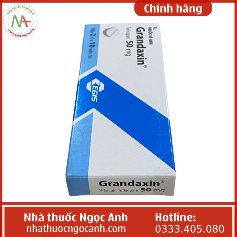 Thuốc Grandaxin 50mg có tác dụng gì, giá bao nhiêu, mua ở đâu?