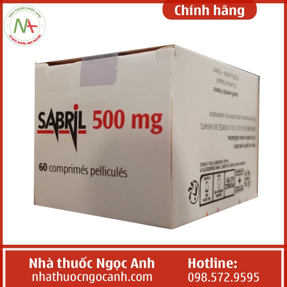 Thuốc Sabril 500mg là thuốc gì? Công dụng, giá bao nhiêu?