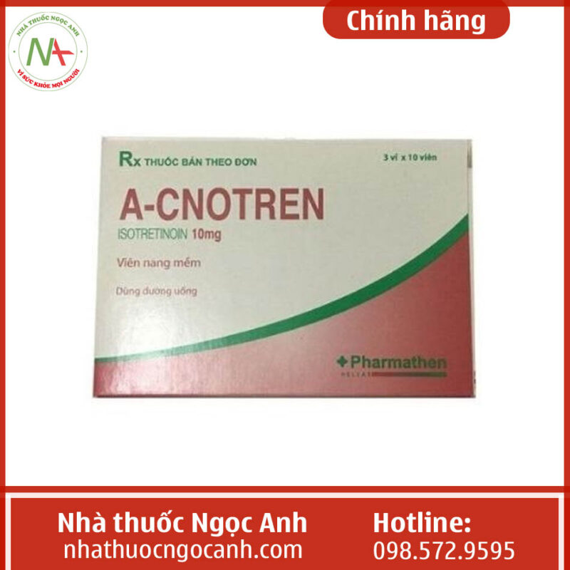 Thuốc A-Cnotren là thuốc gì? Giá bao nhiêu? Mua ở đâu?