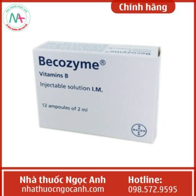 [CHÍNH HÃNG] Becozyme Inj 2ml: Công dụng, liều dùng, lưu ý