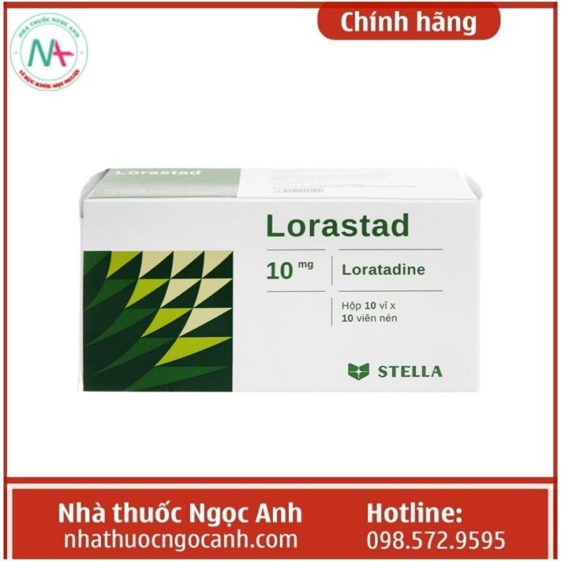 Thuốc Lorastad 10 Tab 10mg là thuốc gì, giá bao nhiêu, mua ở đâu