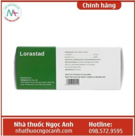 Thuốc Lorastad 10 Tab 10mg là thuốc gì, giá bao nhiêu, mua ở đâu