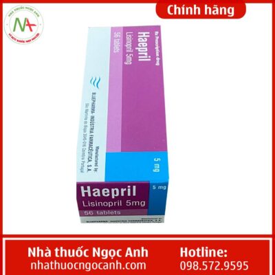 [CHÍNH HÃNG] Thuốc Haepril 5mg có tác dụng gì? Giá bao nhiêu?