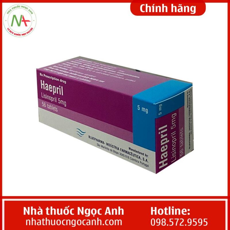[CHÍNH HÃNG] Thuốc Haepril 5mg có tác dụng gì? Giá bao nhiêu?