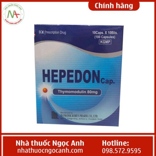 Thuốc Hepedon Cap. 80mg có tác dụng gì, giá bao nhiêu, mua ở đâu