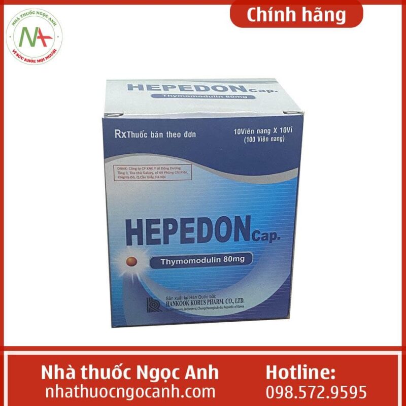 Thuốc Hepedon Cap. 80mg có tác dụng gì, giá bao nhiêu, mua ở đâu