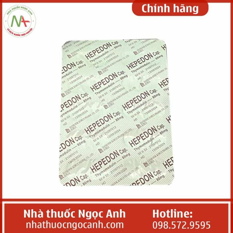 Thuốc Hepedon Cap. 80mg có tác dụng gì, giá bao nhiêu, mua ở đâu