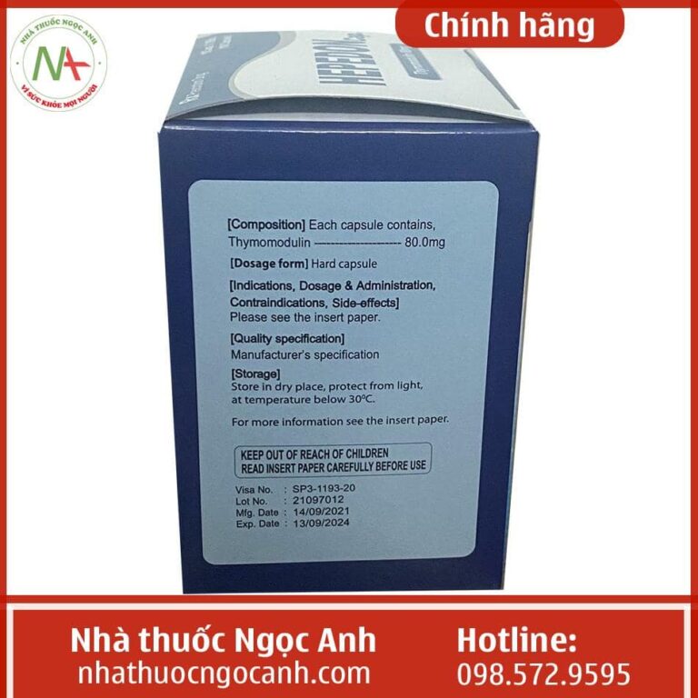 Thuốc Hepedon Cap. 80mg có tác dụng gì, giá bao nhiêu, mua ở đâu