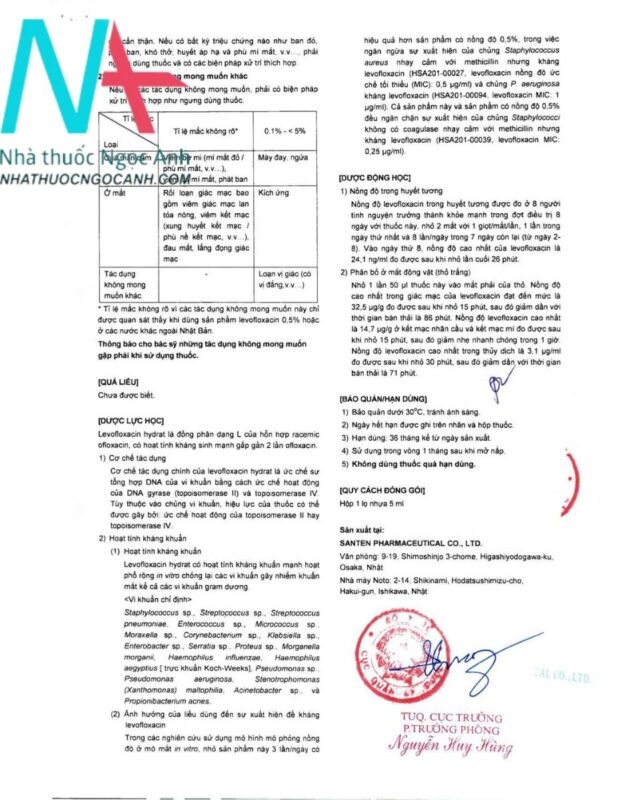 Thuốc nhỏ mắt cravit 1.5 là gì? thành phần, chỉ định, hướng dẫn sử dụng