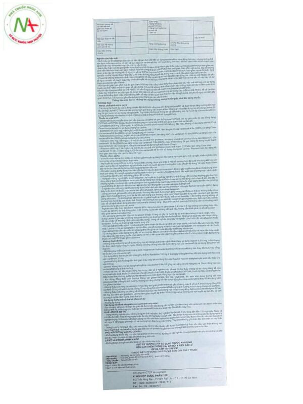 [CHÍNH HÃNG] Thuốc Levina điều trị rối loạn cương dương có tốt không?