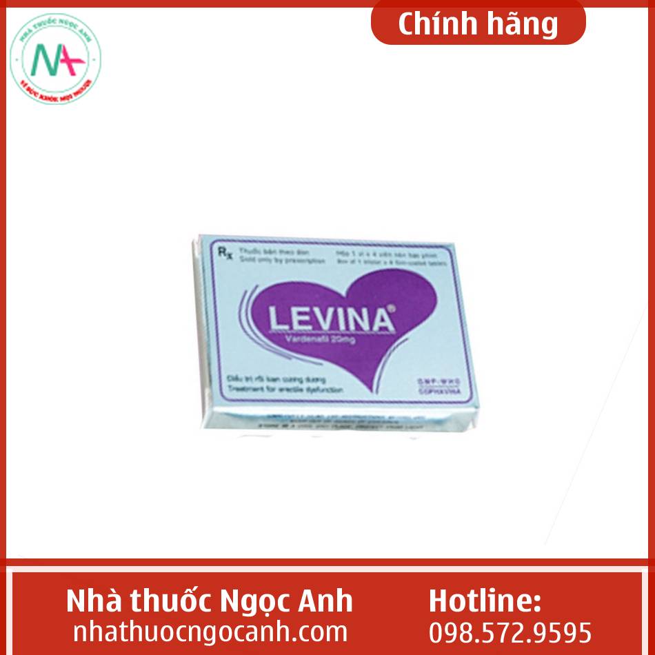 Thuốc Levina 20mg có tốt không, bao lâu thì có tác dụng, giá bao nhiêu ...