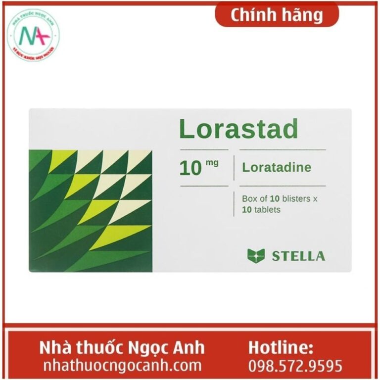 Thuốc Lorastad 10 Tab 10mg là thuốc gì, giá bao nhiêu, mua ở đâu