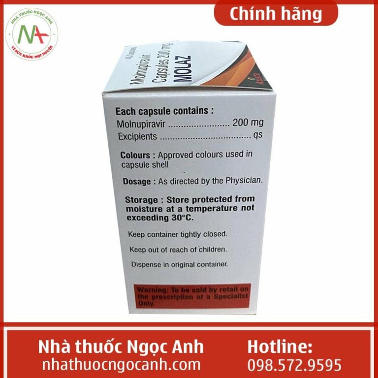Thuốc Molaz là thuốc gì, có tác dụng gì, giá bao nhiêu, mua ở đâu?