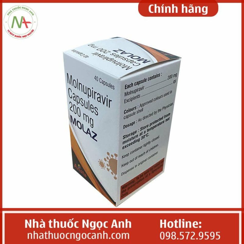 Thuốc Molaz là thuốc gì, có tác dụng gì, giá bao nhiêu, mua ở đâu?