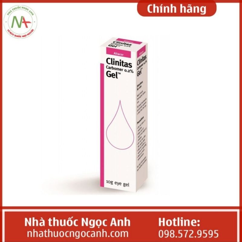 Clinitas 0.2 gel: Thành phần, Công dụng, Hướng dẫn sử dụng