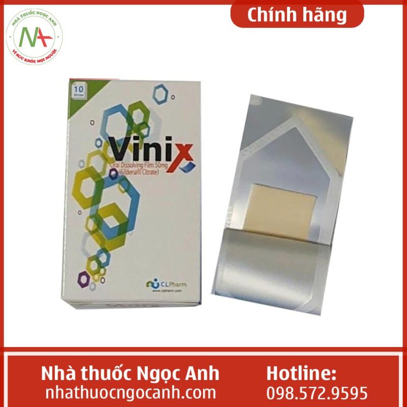 Tem ngậm Vinix 50mg Korea là thuốc gì, giá bao nhiêu, mua ở đâu