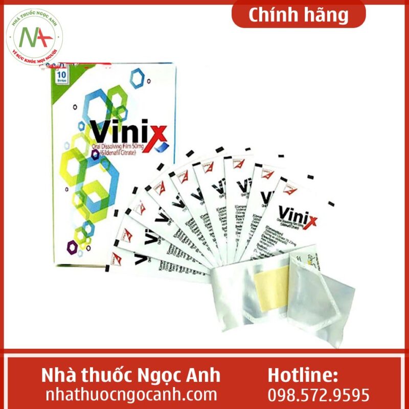 Tem ngậm Vinix 50mg Korea là thuốc gì, giá bao nhiêu, mua ở đâu