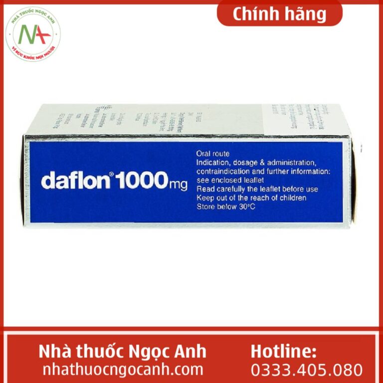 Thuốc Daflon 1000mg là thuốc gì, có tác dụng gì, giá bao nhiêu, mua ở đâu?