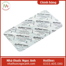 Thuốc Daflon 1000mg là thuốc gì, có tác dụng gì, giá bao nhiêu, mua ở đâu?