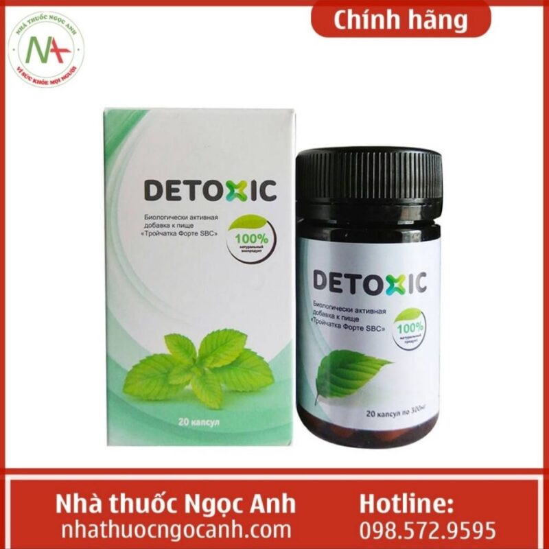 Thuốc Detoxic có tốt không, cách dùng, giá bao nhiêu, mua ở đâu?