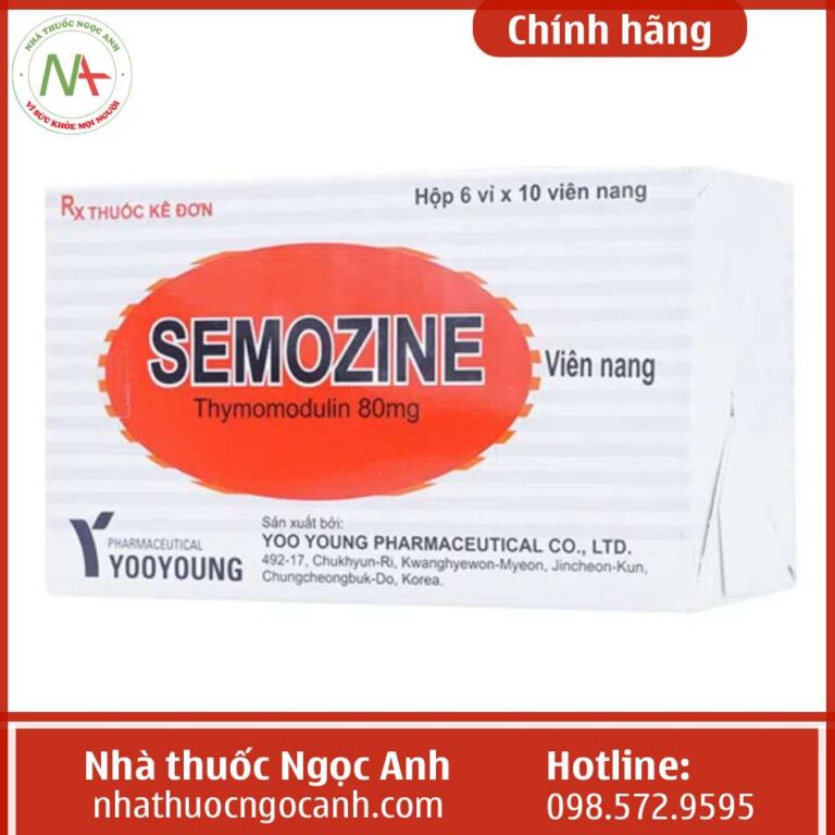 Thuốc Semozine Capsule 80mg là thuốc gì, mua ở đâu, giá bao nhiêu?