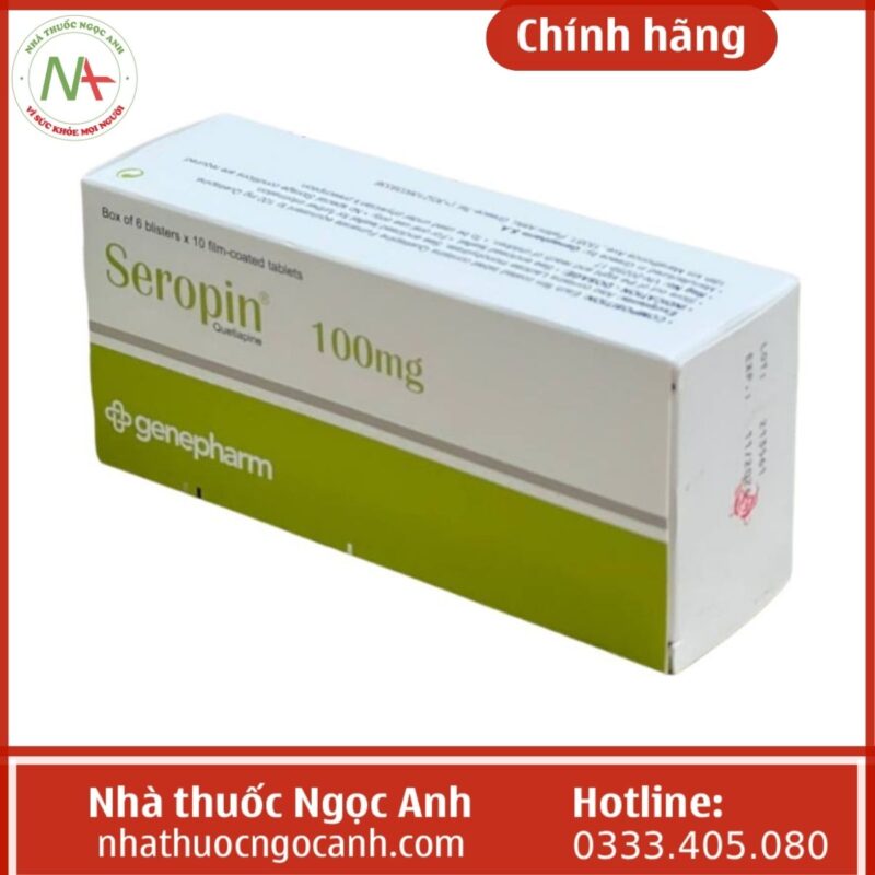 Thuốc Seropin 100mg là thuốc gì, tác dụng phụ, giá bao nhiêu, mua ở đâu?