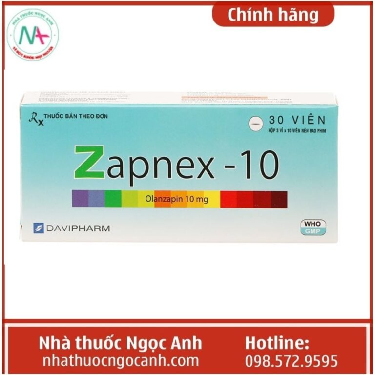 Thuốc Zapnex-10 là thuốc gì, trị bệnh gì, giá bao nhiêu, mua ở đâu