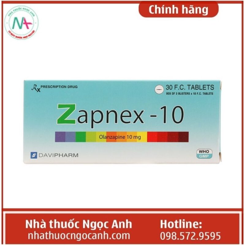 Thuốc Zapnex-10 là thuốc gì, trị bệnh gì, giá bao nhiêu, mua ở đâu