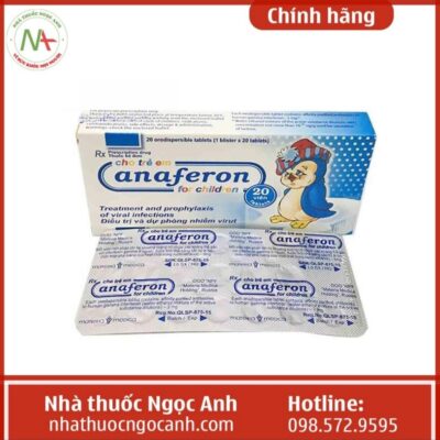 Thuốc Anaferon: Công dụng, liều dùng, lưu ý tác dụng phụ, giá bán