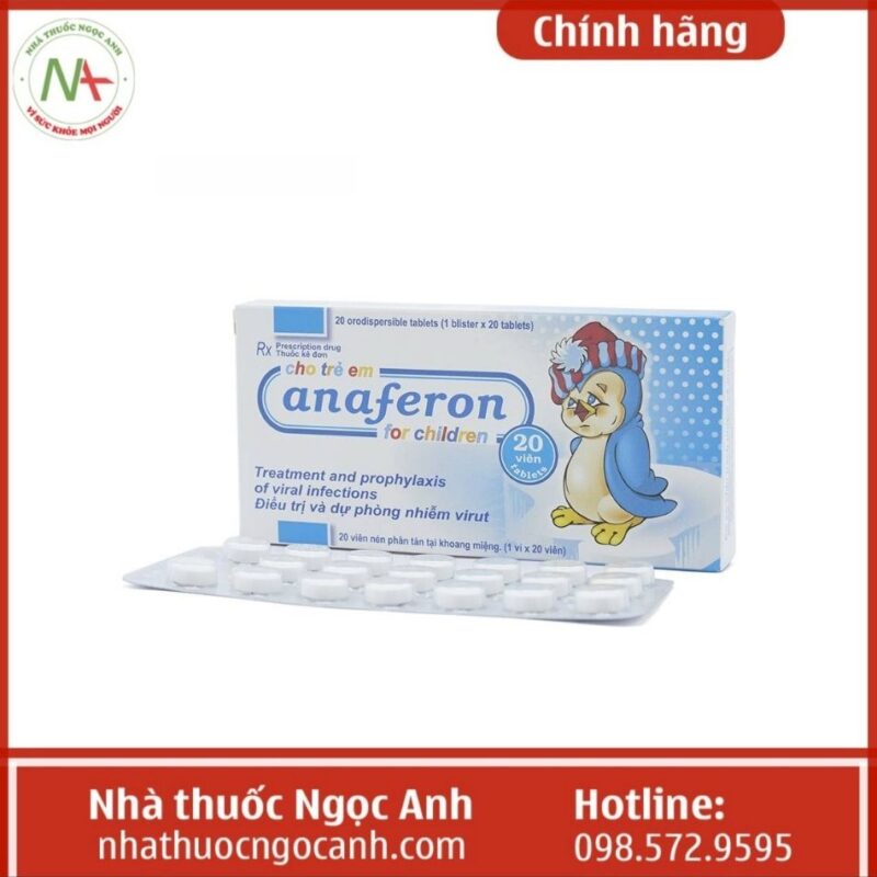 Thuốc Anaferon: Công dụng, liều dùng, lưu ý tác dụng phụ, giá bán