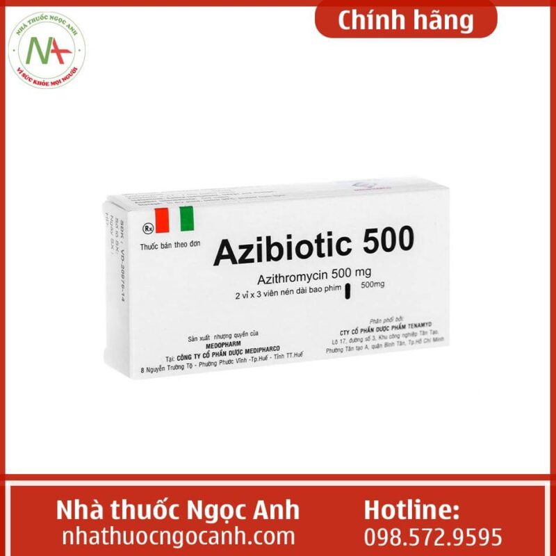 Thuốc Azicine 250 mg: Công dụng, liều lượng, lưu ý tác dụng phụ, giá bán