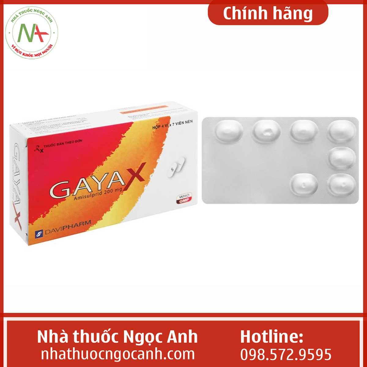 Thuốc Gayax 200mg là thuốc gì, có tác dụng gì, giá bao nhiêu, mua ở đâu?