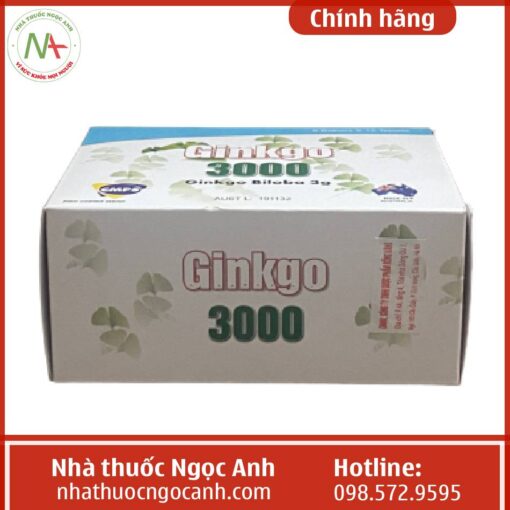 Thuốc Ginkgo 3000 có tác dụng gì, cách sử dụng, giá bao nhiêu, mua ở đâu