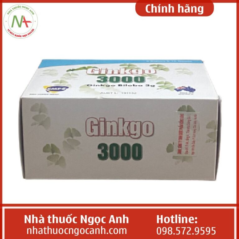 Thuốc Ginkgo 3000 có tác dụng gì, cách sử dụng, giá bao nhiêu, mua ở đâu