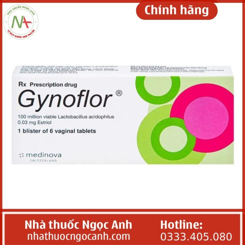 Thuốc Gynoflor (viên đặt) cách dùng, giá bao nhiêu tiền, mua ở đâu