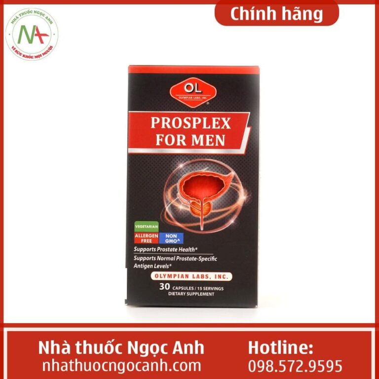 Thuốc Prosplex For Men có tác dụng gì, giá bao nhiêu, mua ở đâu?